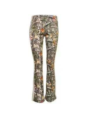 Palm Angels Camouflage-print Side Stripe Flared Trousers