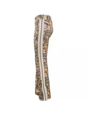 Palm Angels Camouflage-print Side Stripe Flared Trousers