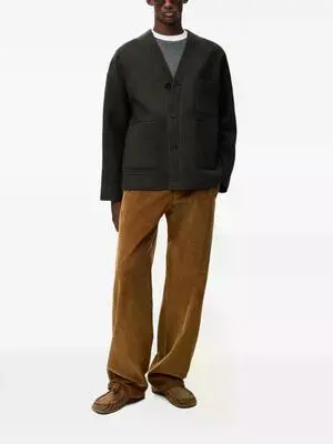 Loewe Button-fastening V-neck Cardigan - Brown