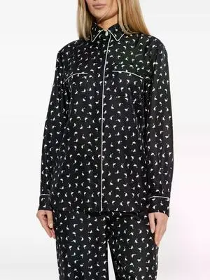 Moschino Printed Silk Shirt