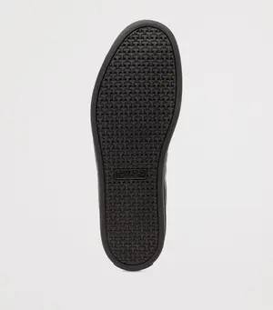 TOM FORD Grained Leather Low-top Sneakers