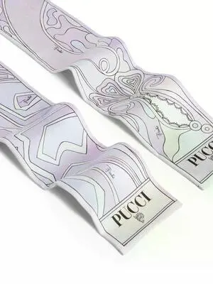 Emilio Pucci Labirinto Orchidee-print Silk Scarf