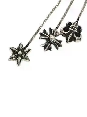 Chrome Hearts Sterling Three-drop Earring