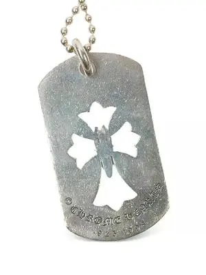 Chrome Hearts Dagger Dog Tag Necklace