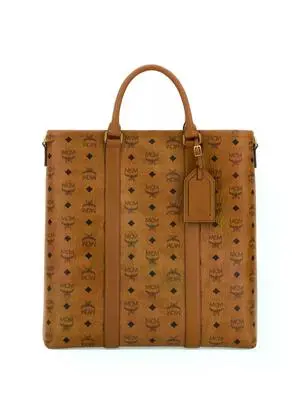 Mcm Aren Printed Tote Bag