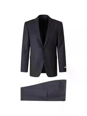 Canali Button-fastening Flap-pocket Suit - Grey