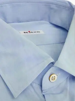 Kiton Point-collar Button Shirt