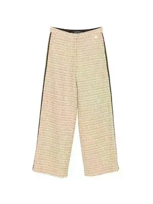 Karl Lagerfeld Textured Boucle Trousers - Neutrals