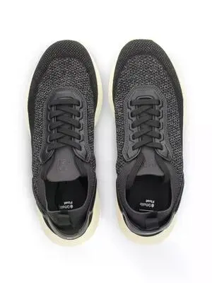 BOSS Logo Detail Knit Sneakers