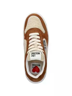 Moschino Panelled Lace-up Sneakers