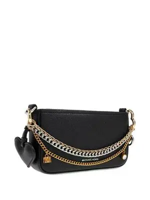 Michael Kors Grained Leather Tote Bag With Heart Charm