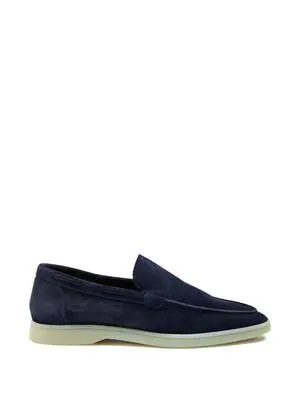 AURELIEN Soa Slip-on Yacht Loafers - Blue