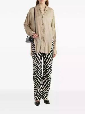 Khaite Goya Button-down Shirt - Neutrals