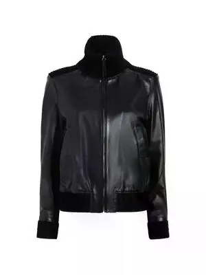 Proenza Schouler White Label Ribbed Collar Jacket