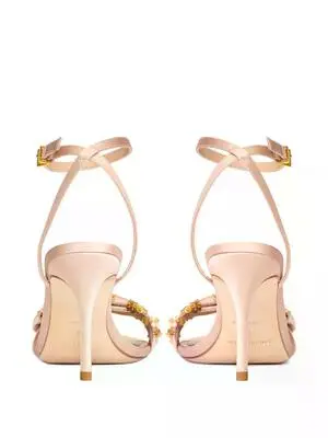 Sachin & Babi Embellished Bow Detail Sandals