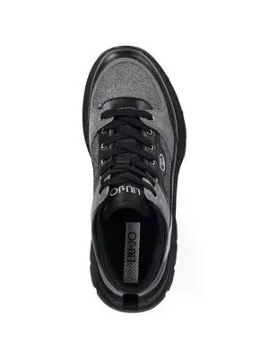 Liu Jo Silver Trim Platform Sneakers