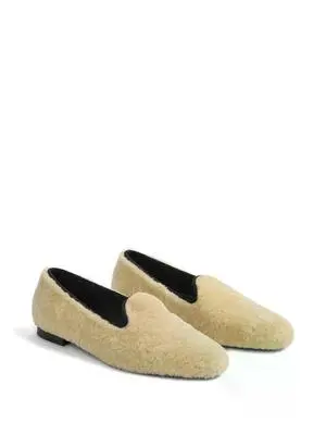TOTEME Shearling Loafers - Neutrals