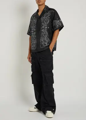 Amiri Bandana-print Silk Shirt