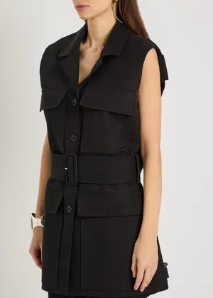 COURREGES Cotton Utility Belted Top