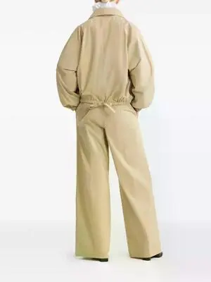 PATOU Zipped Collared Bomber Jacket - Neutrals
