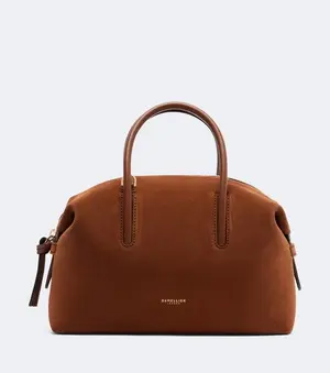 DEMELLIER Stockholm Small Suede Top-handle Bag - Brown