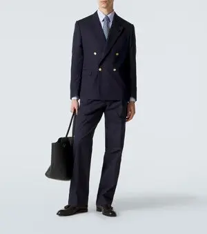 LARDINI Wool, Cashmere, And Silk Blazer