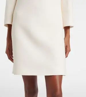 Valentino Garavani Crepe Couture Vgold Mini Dress