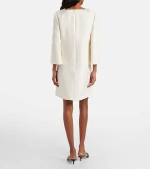 Valentino Garavani Crepe Couture Vgold Mini Dress