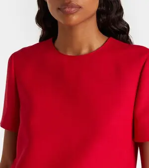 Valentino Garavani Crepe Couture Vgold Mini Dress