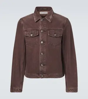 Our Legacy Distressed Denim Jacket - Brown