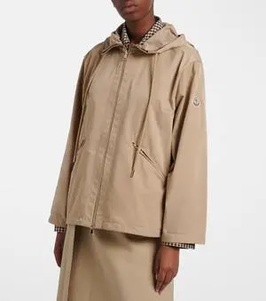 Moncler Cassiopea Gabardine Jacket - Beige