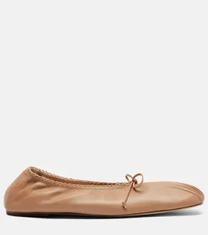 Magda Butrym Leather Ballet Flats