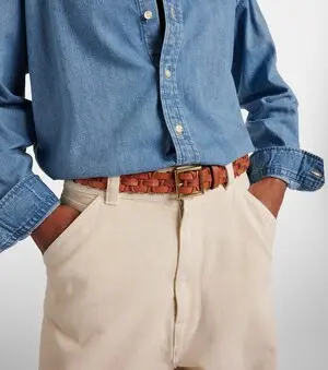 Polo Ralph Lauren Braided Leather Belt