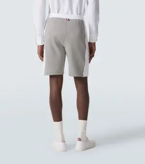 Thom Browne 4-bar Cotton Jersey Shorts