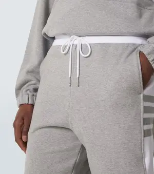 Thom Browne 4-bar Cotton Jersey Shorts