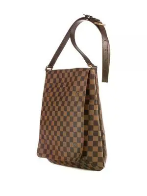 LOUIS VUITTON Damier Azur Checked Shoulder Bag