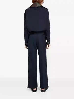 Ports 1961 Contrasting Collar Zip-up Jacket