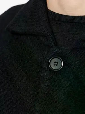 LISA YANG Button-fastening Collared Cardigan - Black
