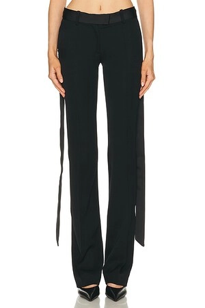 Attico Long Suit Pant - Black