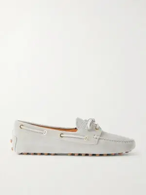 TOD'S Gommino Suede Boat Shoes
