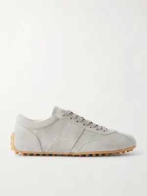 TOD'S Suede 'sportiva 59l' Lace-up Sneakers - Gray