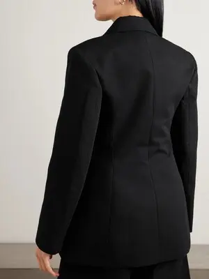 DESTREE Aline Linear Cotton-faille Blazer
