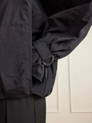 Co Embellished Recycled-shell Half-zip Hooded Jacket