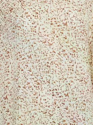 JOSEPH Silk Printed Long Sleeve Blouse