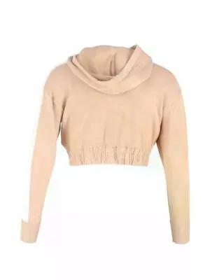 Sandro Zip-up Cropped Hoodie With Drawstring