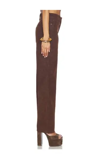 Good American Better Than Suede Good True Straight Pants