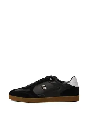 Karl Lagerfeld Ikon Nft Kandidate Leather Sneakers - Black