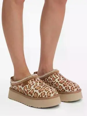 UGG Tazz Plains Leopard-print Mules - Neutrals