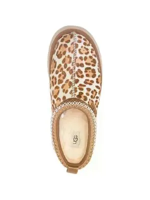 UGG Tazz Plains Leopard-print Mules - Neutrals