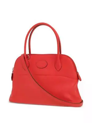 Hermès Bolide 27 Leather Tote Bag - Red